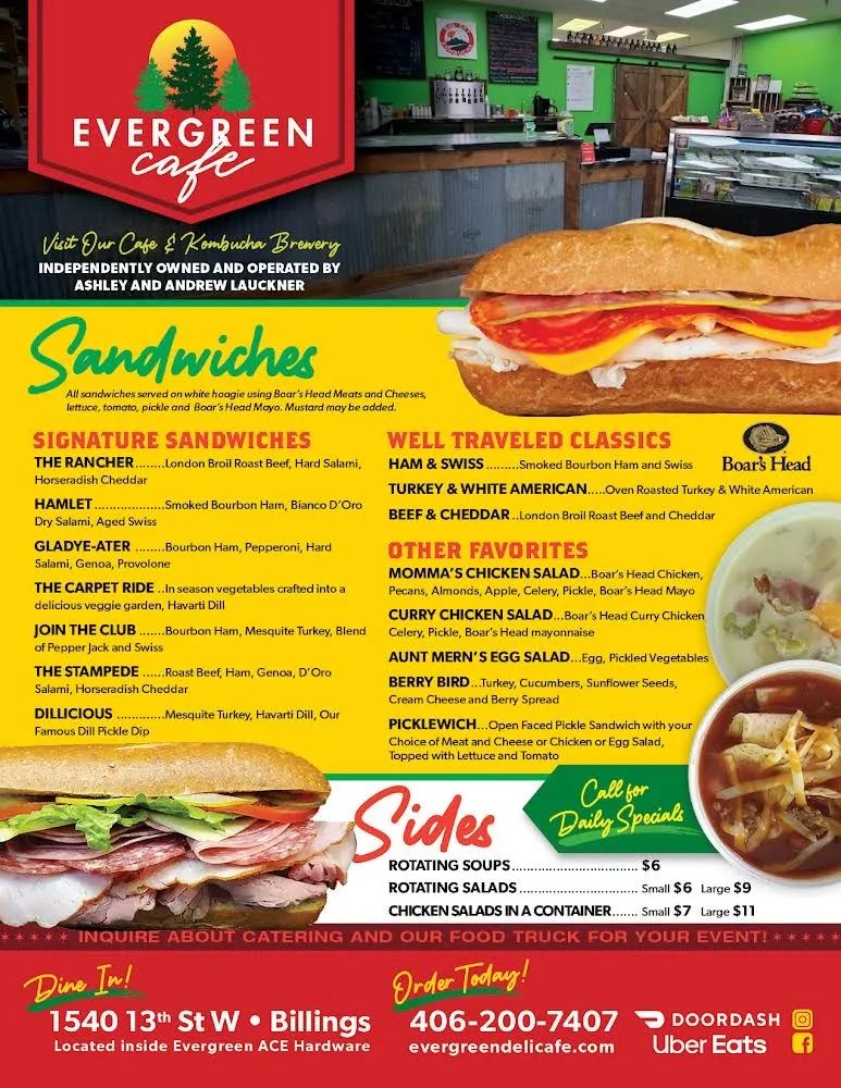 Evergreen Cafe | Evergreen Cafe & Big Sky Kombucha Bar | Billings, Montana